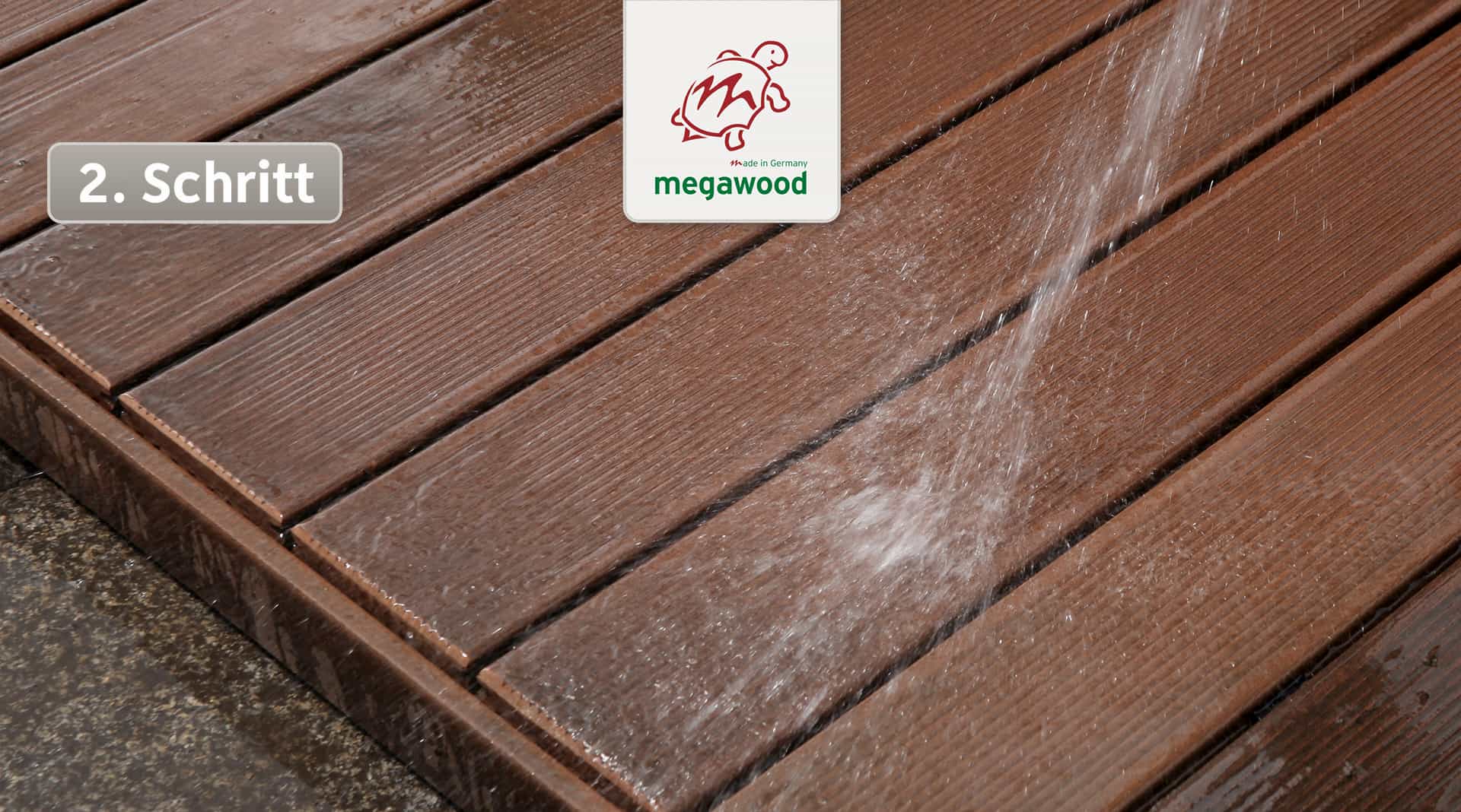 megawood Terrassensystem - Pflege