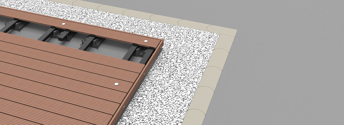Megalite Lichtsystem - megawood Terrassensystem